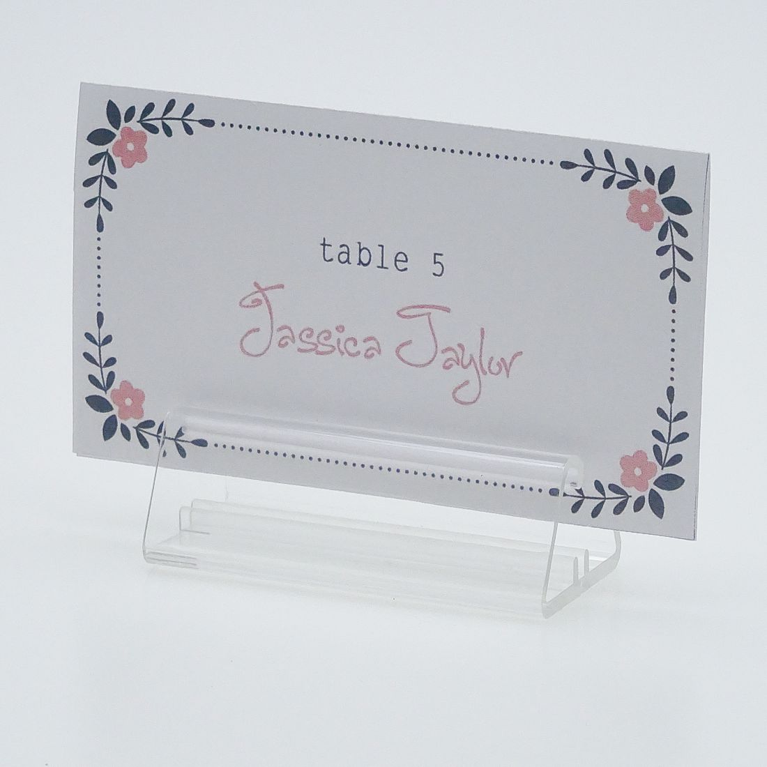 Card holder on table store