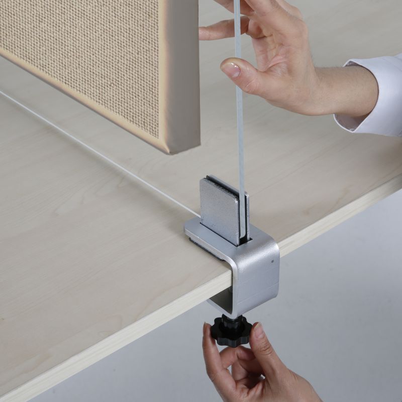 desk divider clamp bracket
