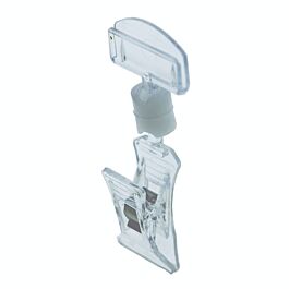 Card Gripper with small card clip | Mini clip-on sign holder