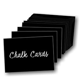 Chalk card inserts