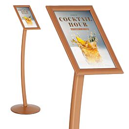Copper sign stand A4 A3
