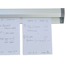 Note grabber | Paper display gripper rail