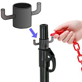 Guardian bracket to attach chain to FreeStander sign