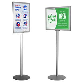 Free standing display board stand A2 A1