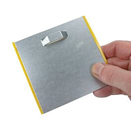 Large adhesive hanging plate 100x100mm