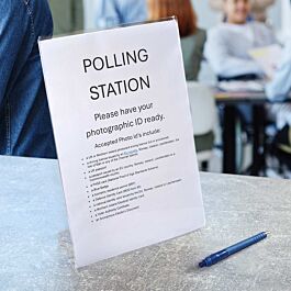 A4 table top print holders Single sided