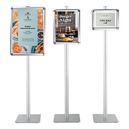 Adjustable upright poster stands | A4 A3 A2