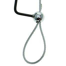 Wire rope loop clamp