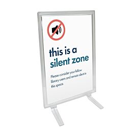 Transparent Double Sided Table-Top Frame