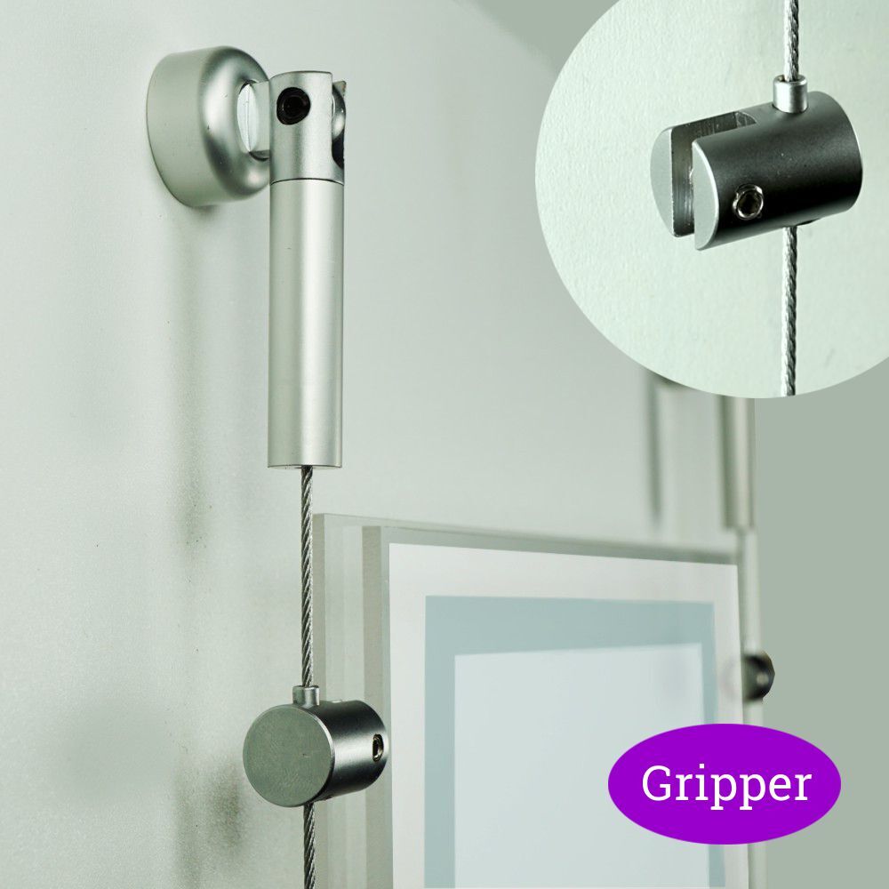 Cable kits with A4 acrylic pockets - Gripper