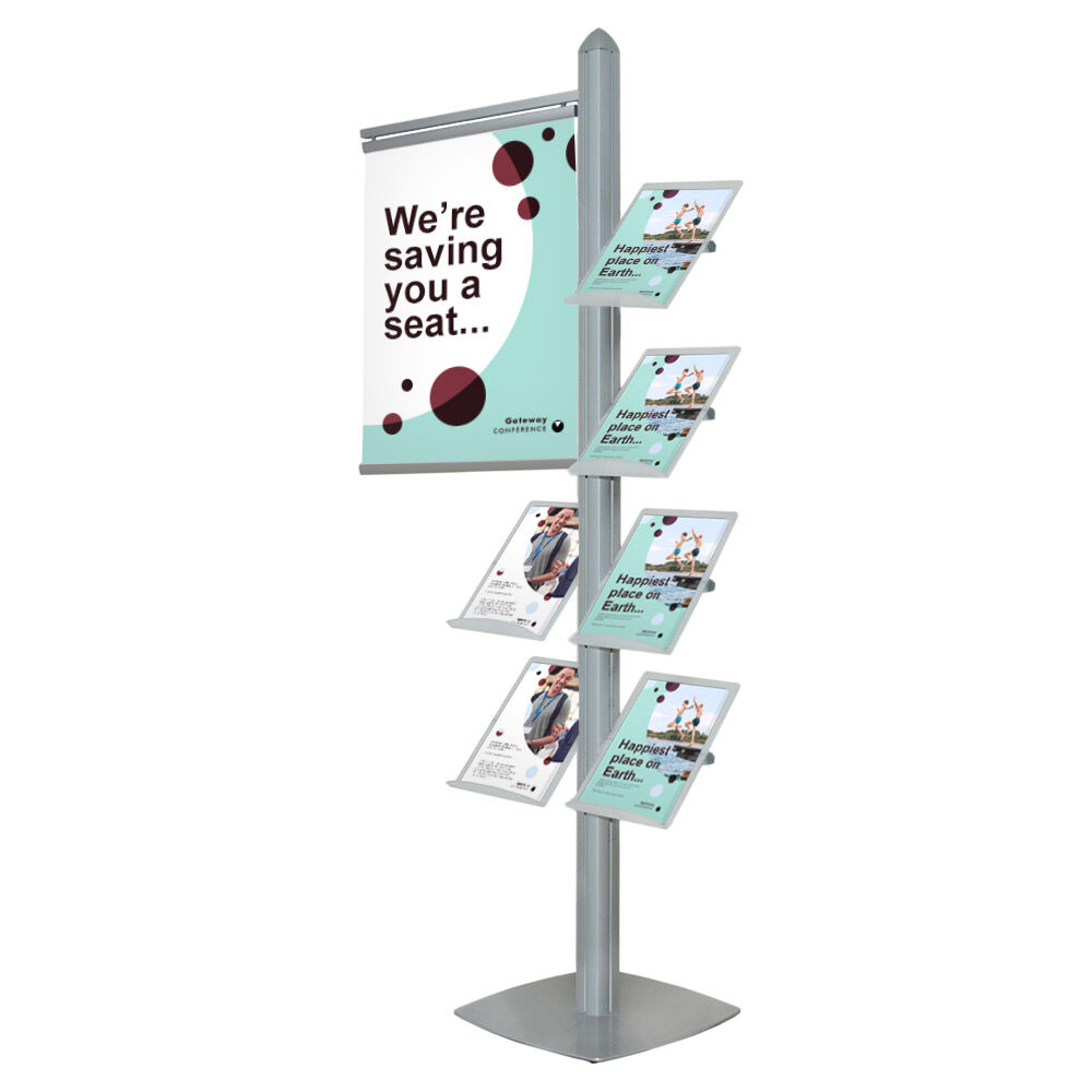 6 Shelf Leaflet Display Holder