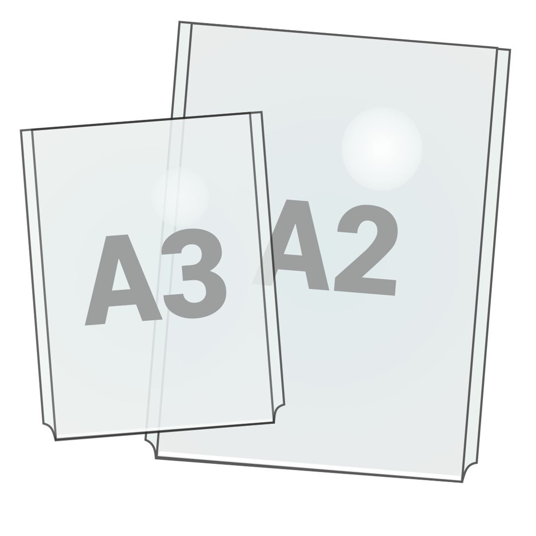 Acrylic display pockets for cable systems