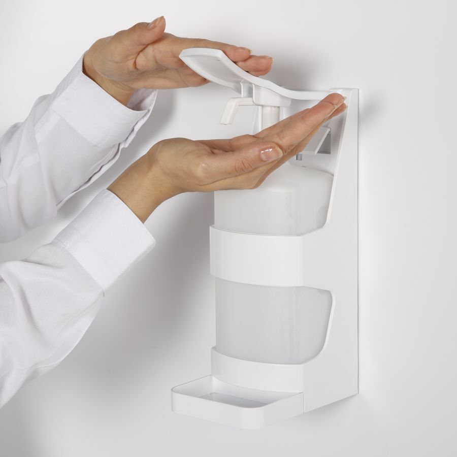 Wall mounted hand sanitiser dispenser | Manual hand gel dispenser | No ...