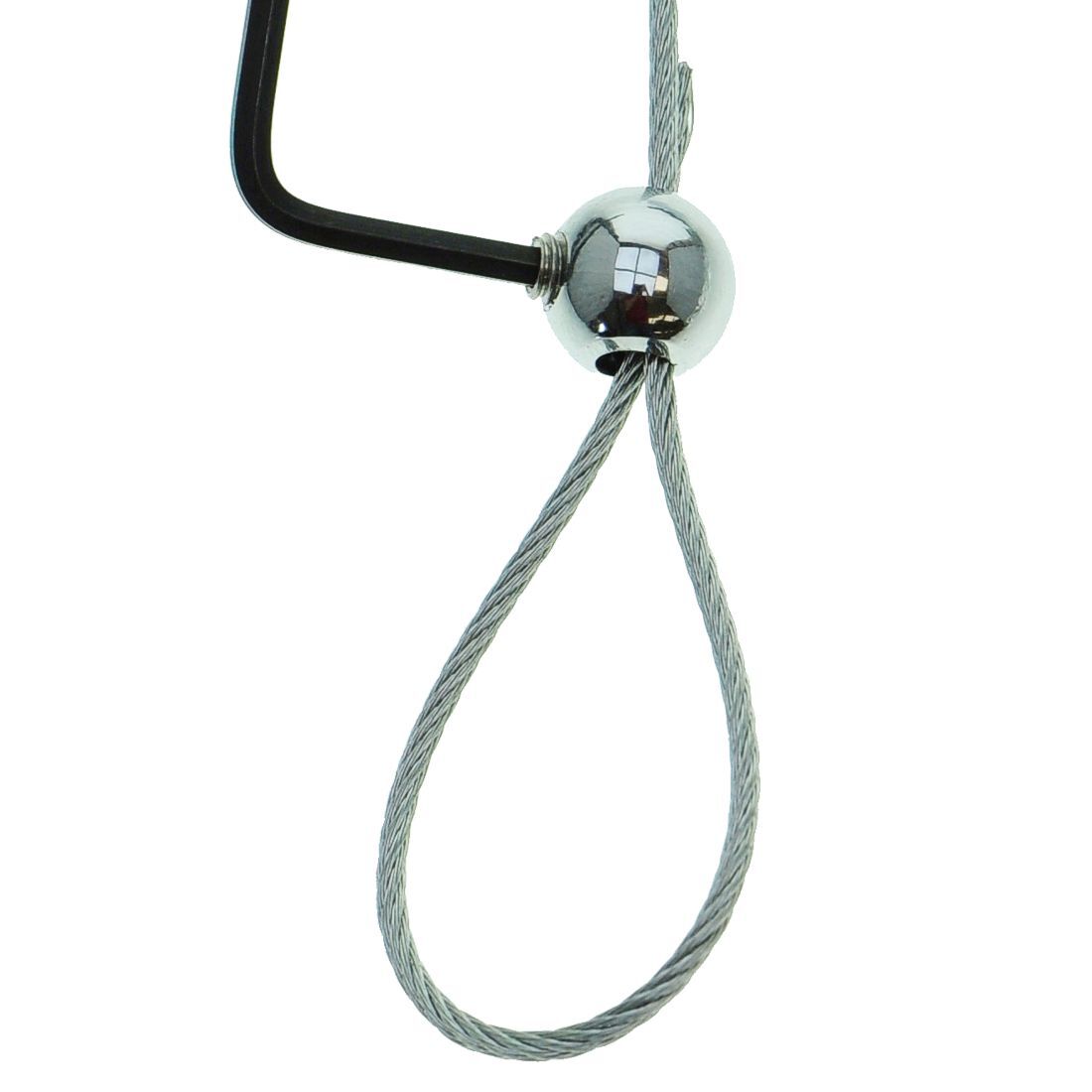 Wire rope loop clamp