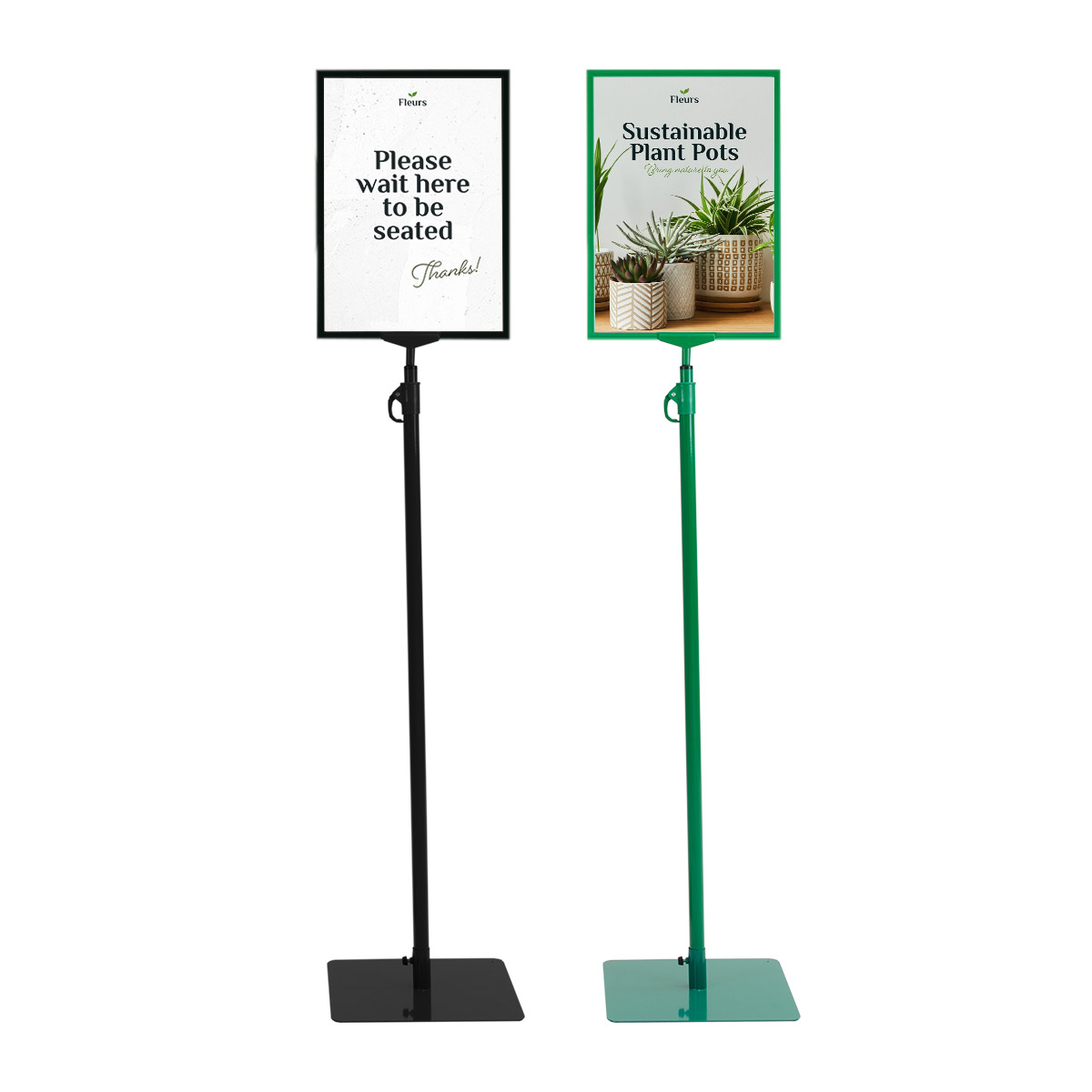 Freestanding Sign Holder Double Sided Free Standing Information Stand